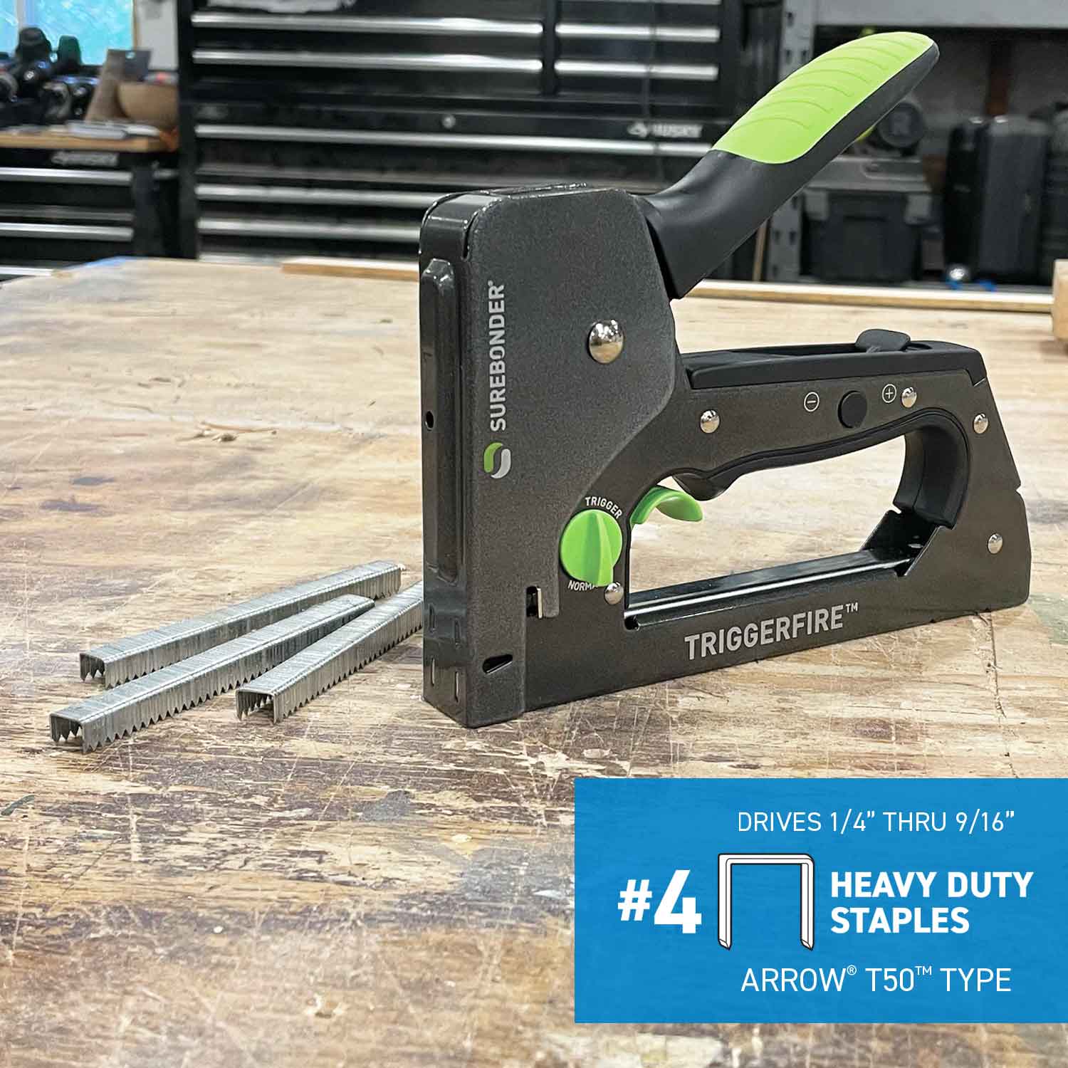 TRIGGERFIRE Heavy Duty Staple Gun – Surebonder 5625
