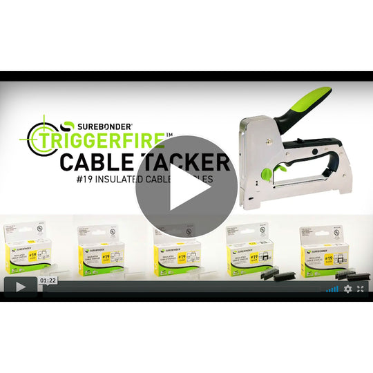 TRIGGERFIRE Heavy Duty Cable Tacker Staple Gun | 5659 – Surebonder