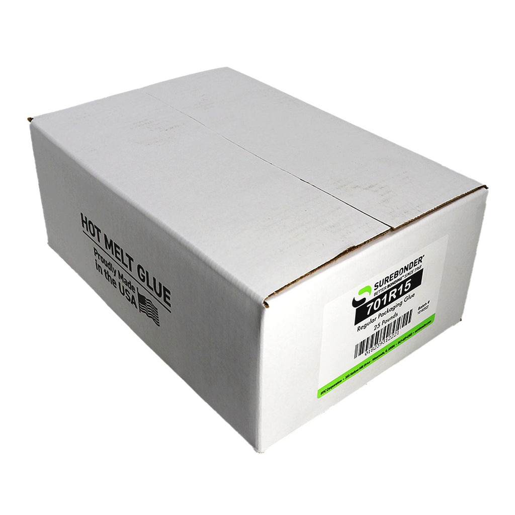 701R15 Full Size 15" Fast Set Hot Glue Stick - 25 lb Box – Surebonder